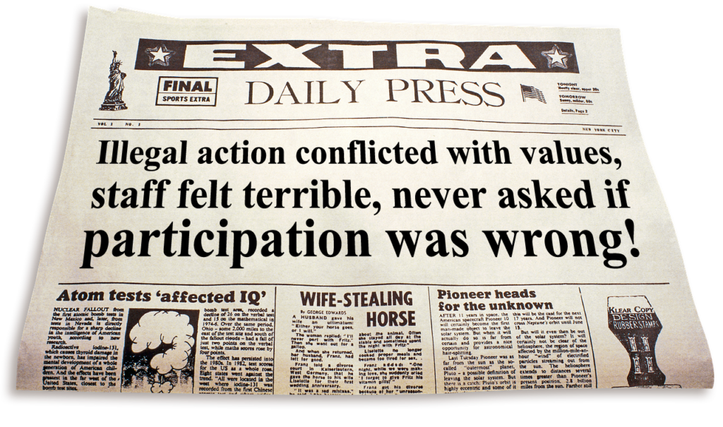 How Will It Look in the Newspaper?